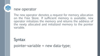 Dynamic memory allocation | PPTX