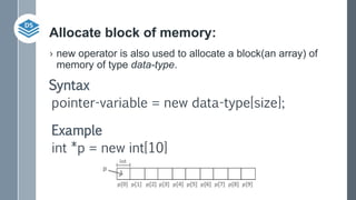 Dynamic memory allocation | PPTX
