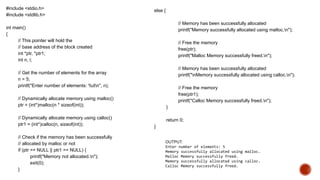 Dynamic Memory Allocation.pptx | Free Download