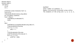 Dynamic Memory Allocation.pptx | Free Download