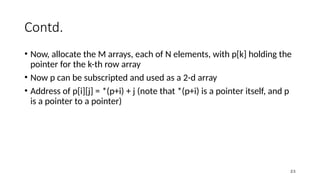 Dynamic Memory Allocation.pptx for c language and basic knowledge. | PPT