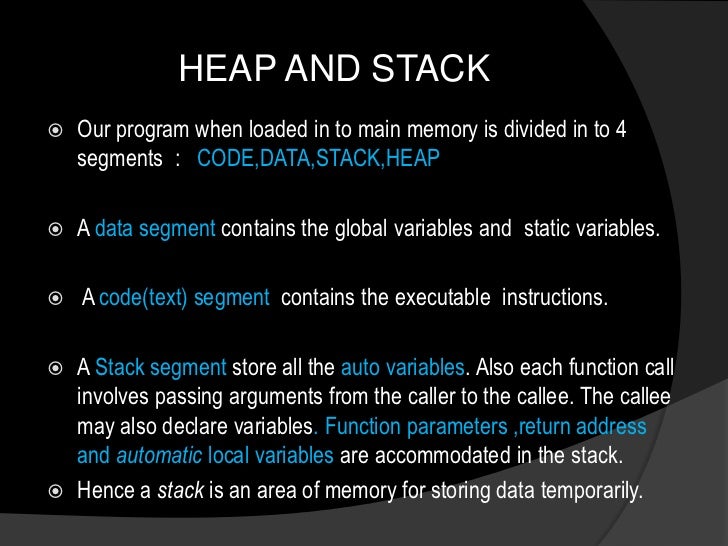 Dynamic memory allocation in c++ Dynamic memory allocation in c++
