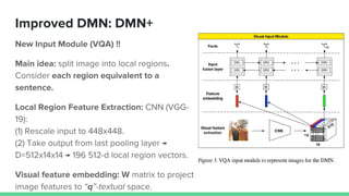 Dynamic memory networks for visual and textual question answering | PPT