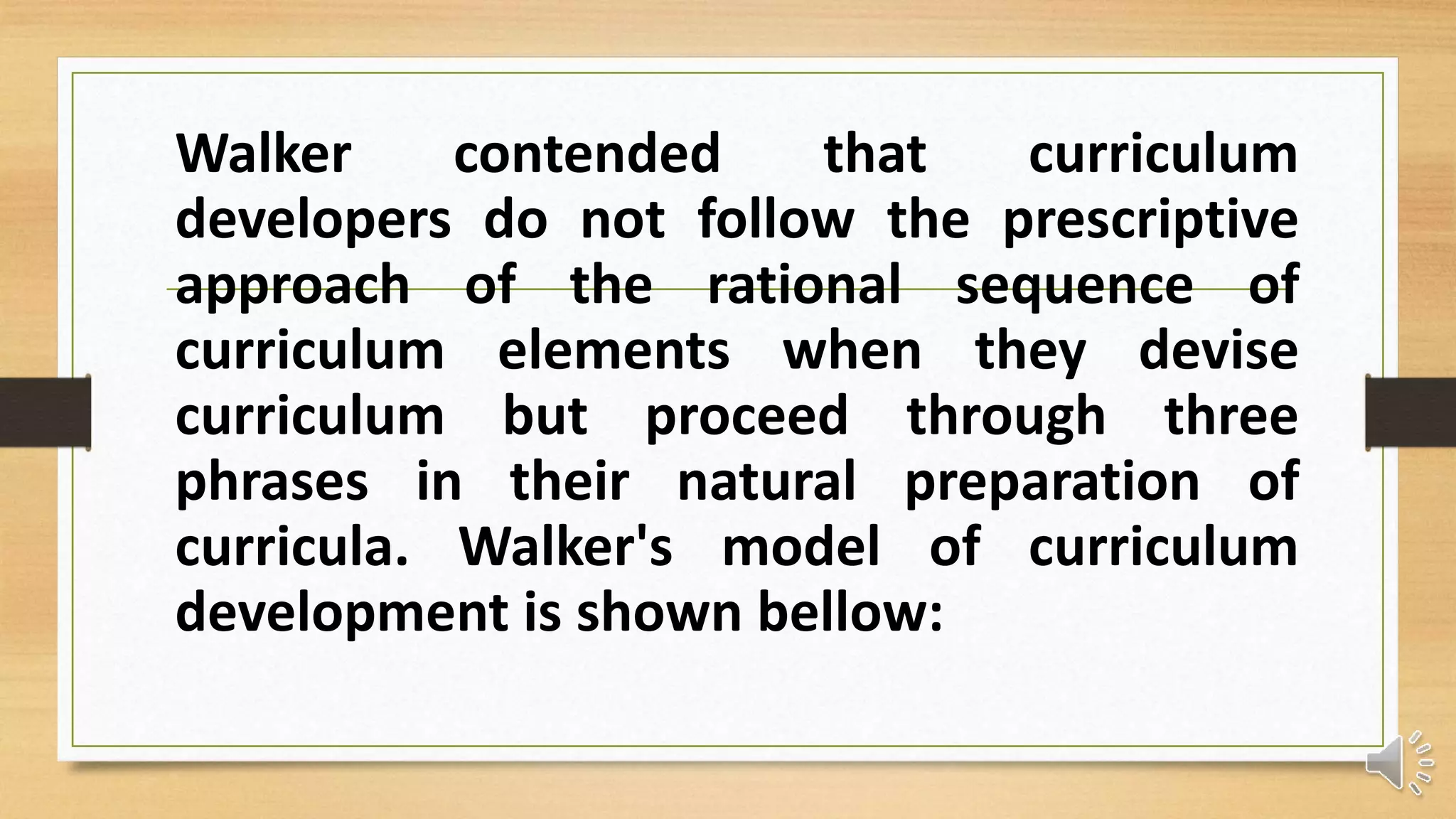 Dynamic model of curriculum development | PPTX