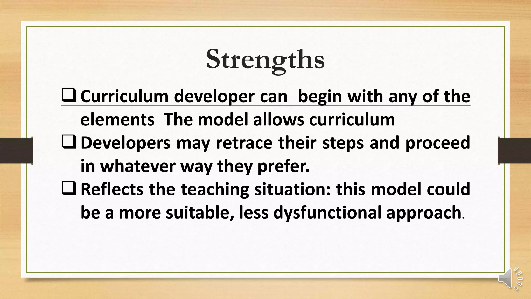 Dynamic model of curriculum development | PPTX