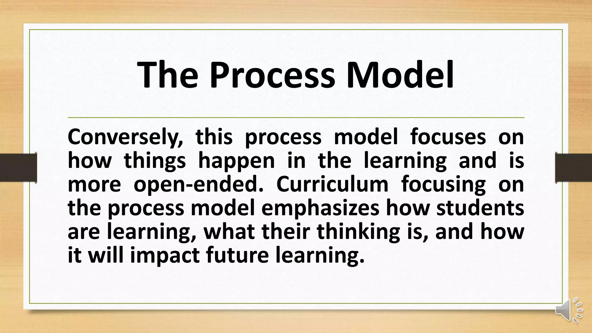 Dynamic model of curriculum development | PPTX