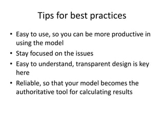 Dynamic modeling tools | PPT