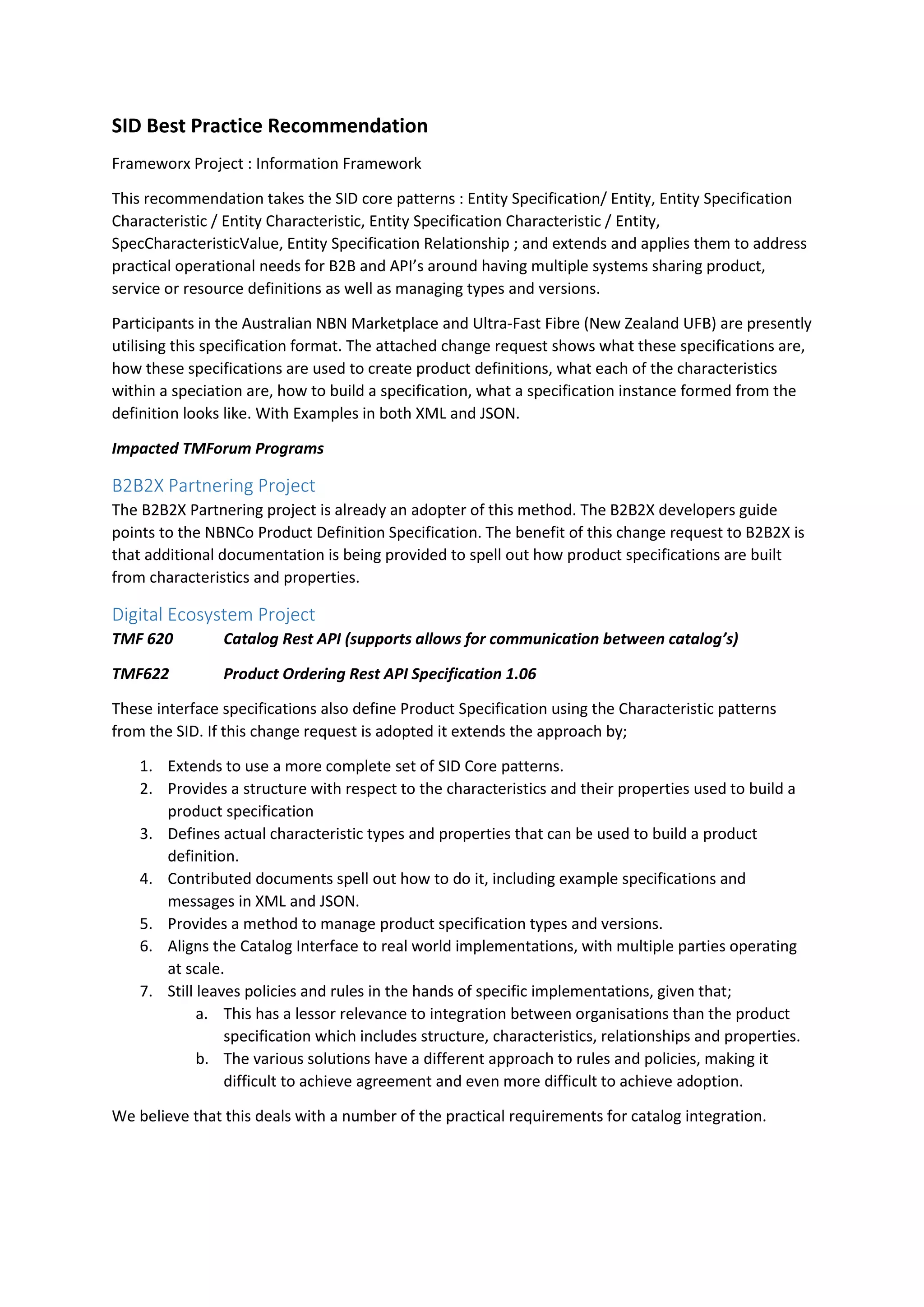 Dynamic modelling best practice recommendation for the SID | PDF | Web ...