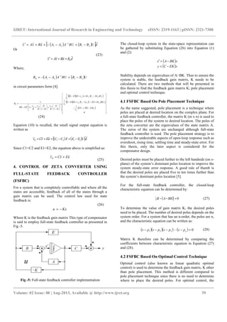 Dynamic model of zeta converter with full state | PDF