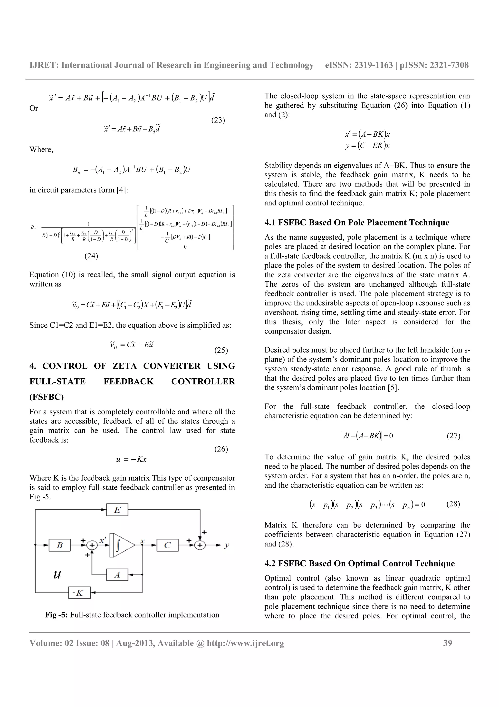Dynamic model of zeta converter with full state | PDF