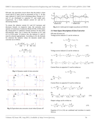 Dynamic model of zeta converter with full state feedback controller ...
