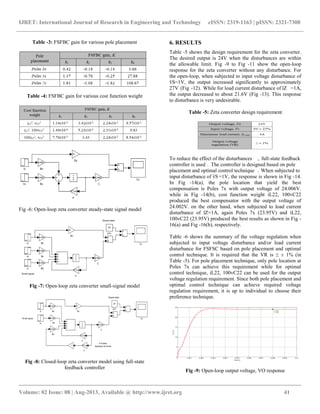 Dynamic model of zeta converter with full state feedback controller implementation | PDF