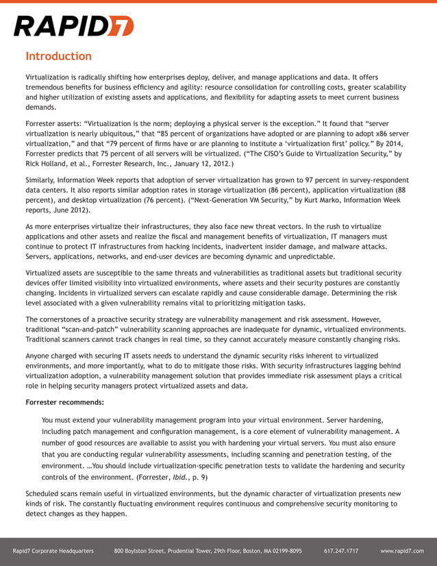 The Dynamic Nature Of Virtualization Security Pdf