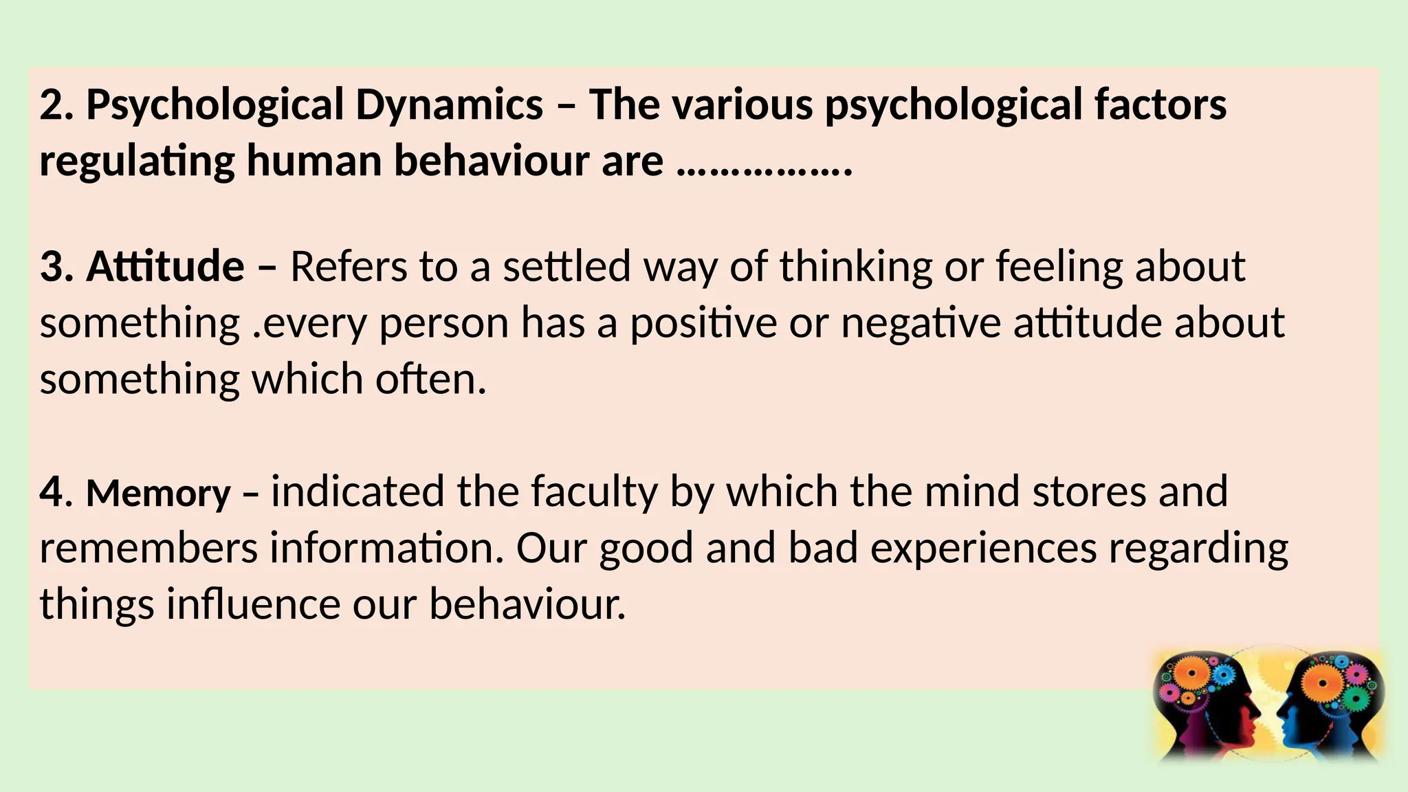DYNAMIC OF HUMAN BEHAVIOUR GNM.pptx. | PPTX