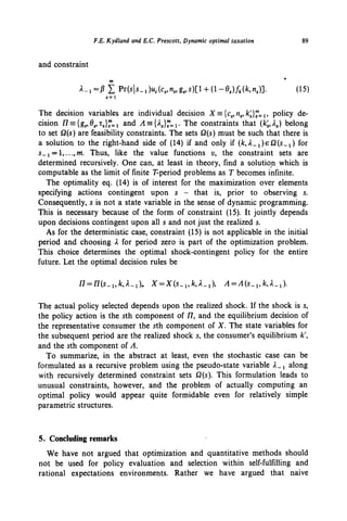 Dynamic optimal taxation, | PDF