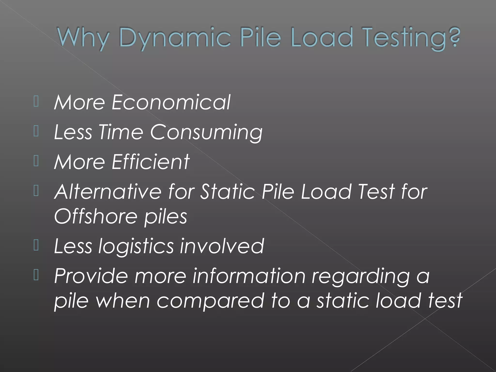 Dynamic pile testing | PPT