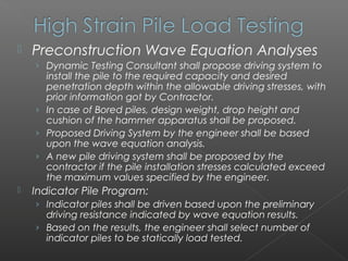 Dynamic pile testing | PPT
