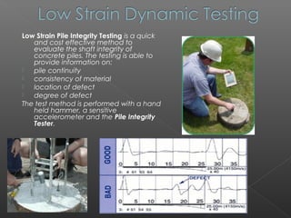 Dynamic pile testing | PPT