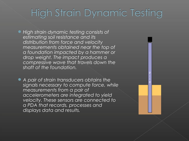 Dynamic pile testing | PPT | Civil Engineering Industry | Industries