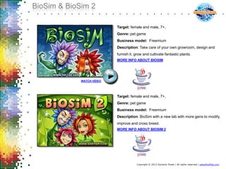 Dynamic pixels line up 2013 | PPT | Free Download