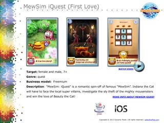 Dynamic pixels line up 2013 | PPT