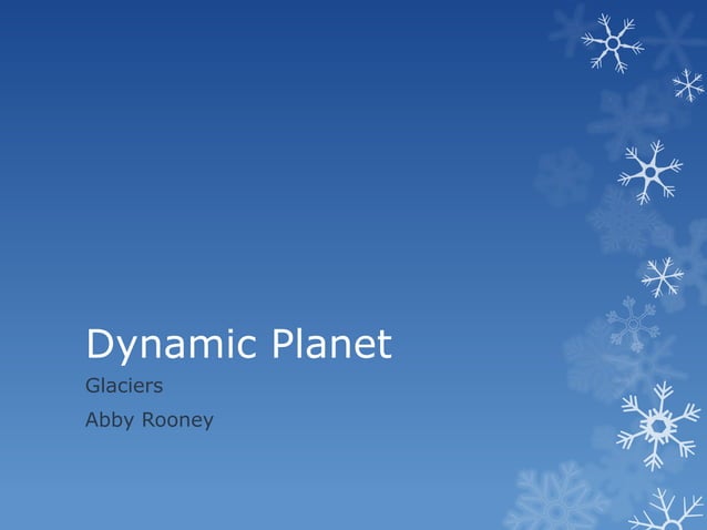 Dynamic planet | PPT