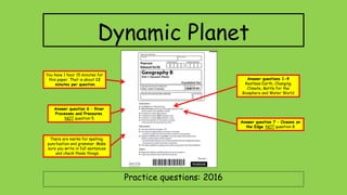 Dynamic planet revision 2016 | PPTX | Geology | Science