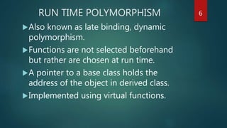 Dynamic Polymorphism in C++ | PPT
