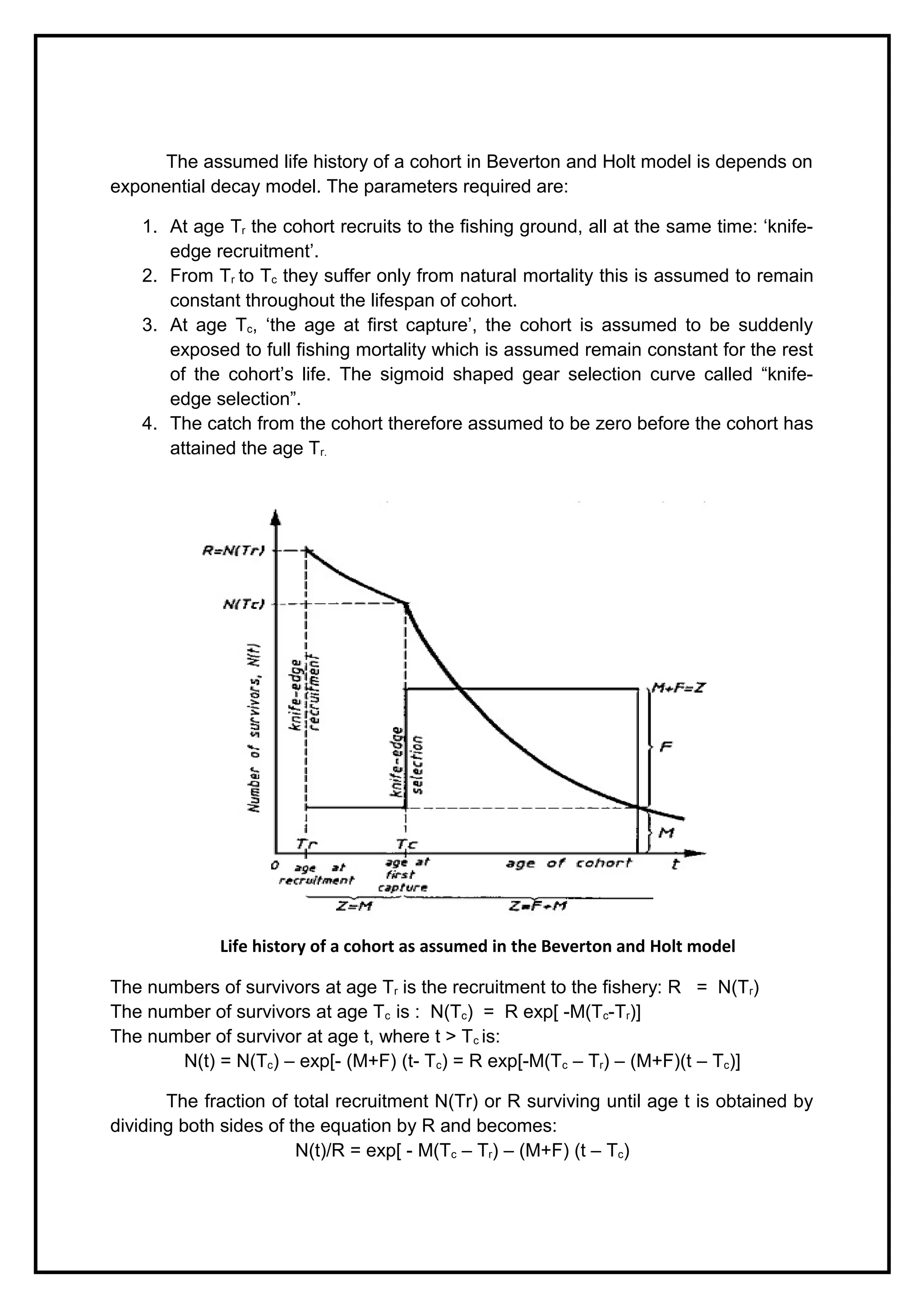 Dynamic pool model for Fish stock Assessment, | DOC