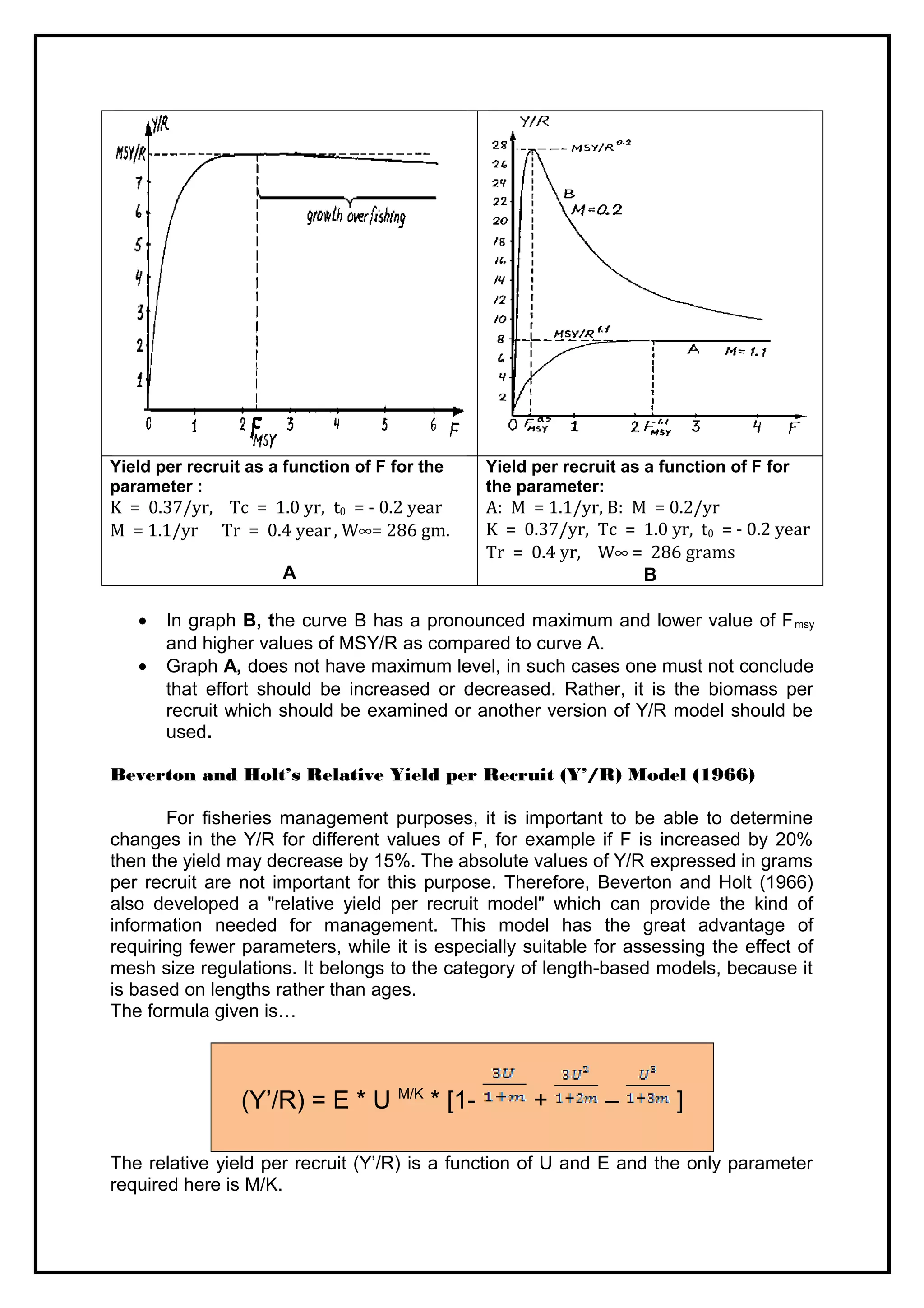 Dynamic pool model for Fish stock Assessment, | DOC
