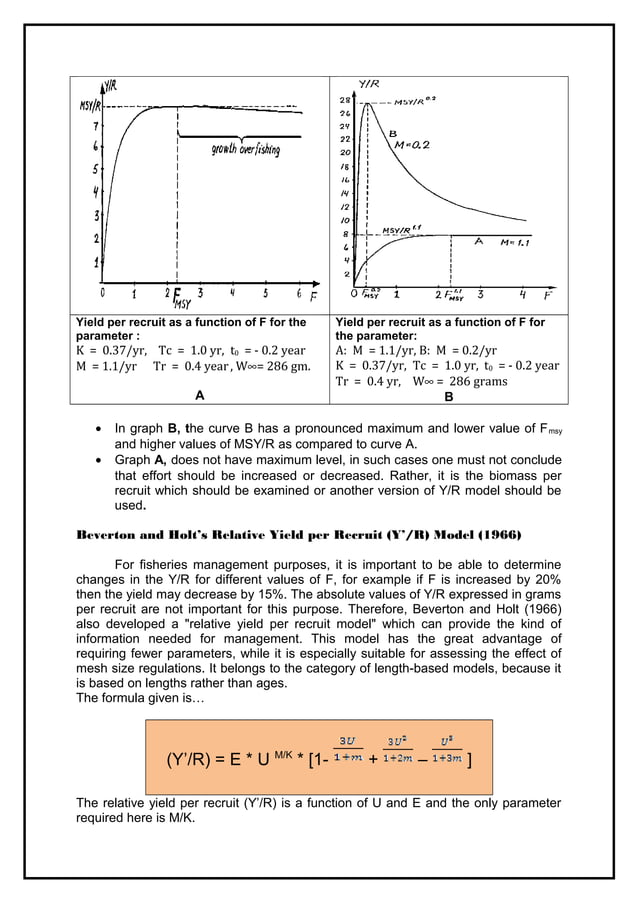 Dynamic pool model for Fish stock Assessment, | DOC