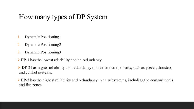 Dynamic Positioning(DP) System BY tharun kumar malapati.pptx