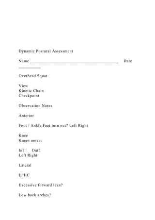 Dynamic Postural Assessment Name _____________________.docx