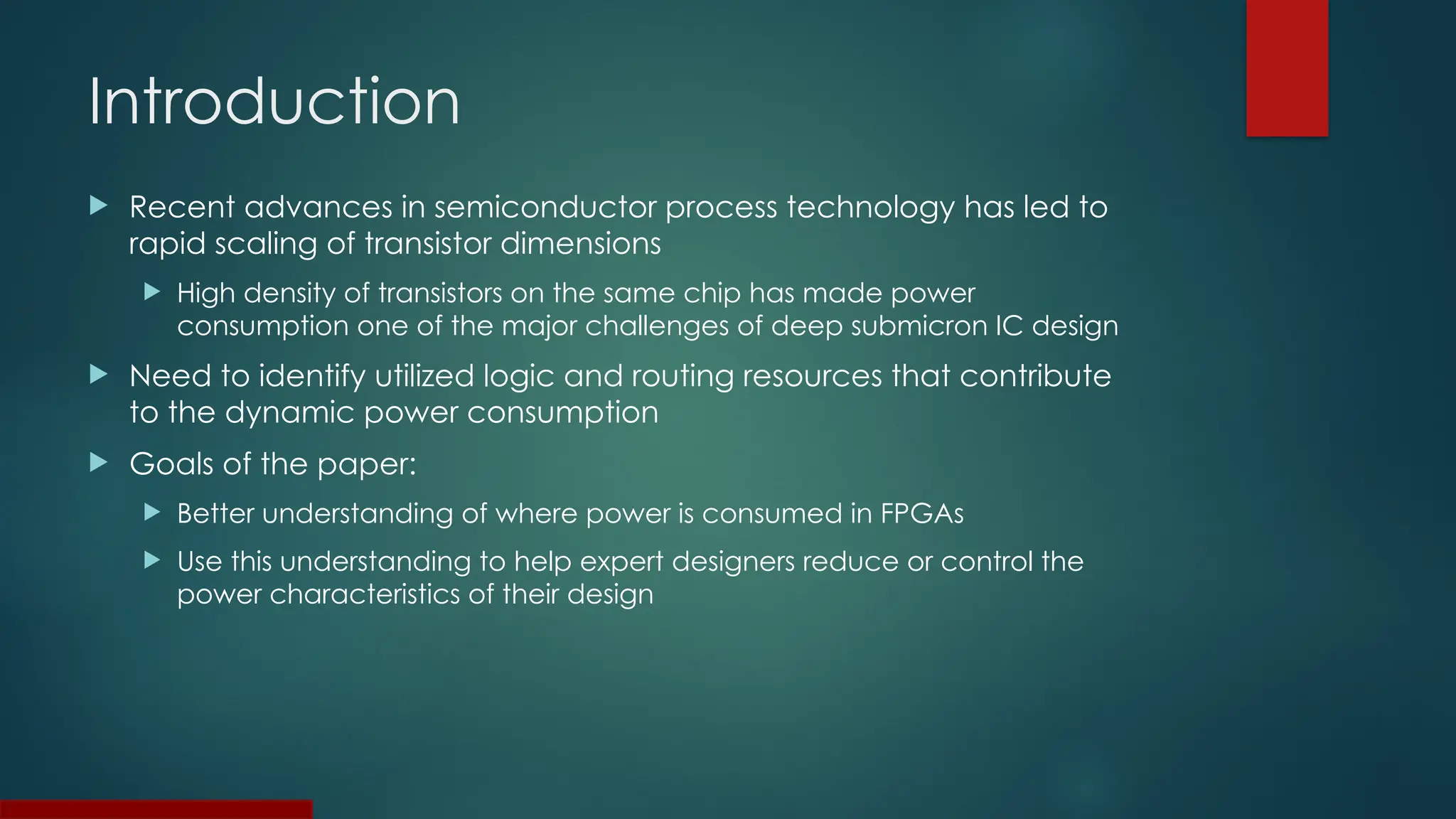 Dynamic Power Consumption In Large FPGAs.ppt | Free Download