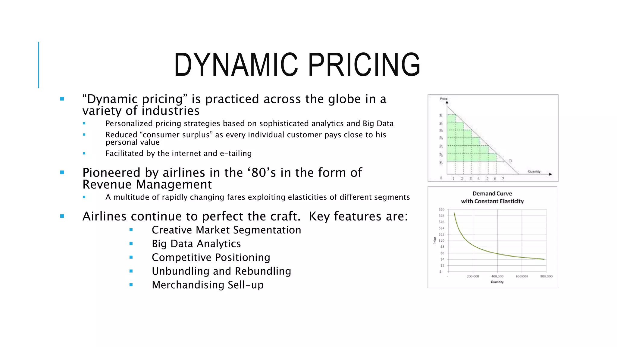 Dynamic pricing: Lessons from Airline Revenue Management | PPTX | Air ...