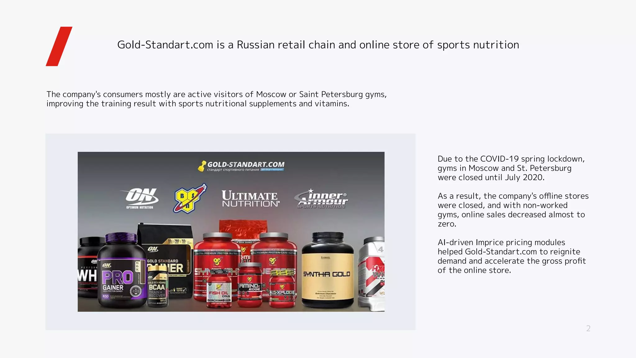 Dynamic Pricing During Lockdown - Case Study | PPT