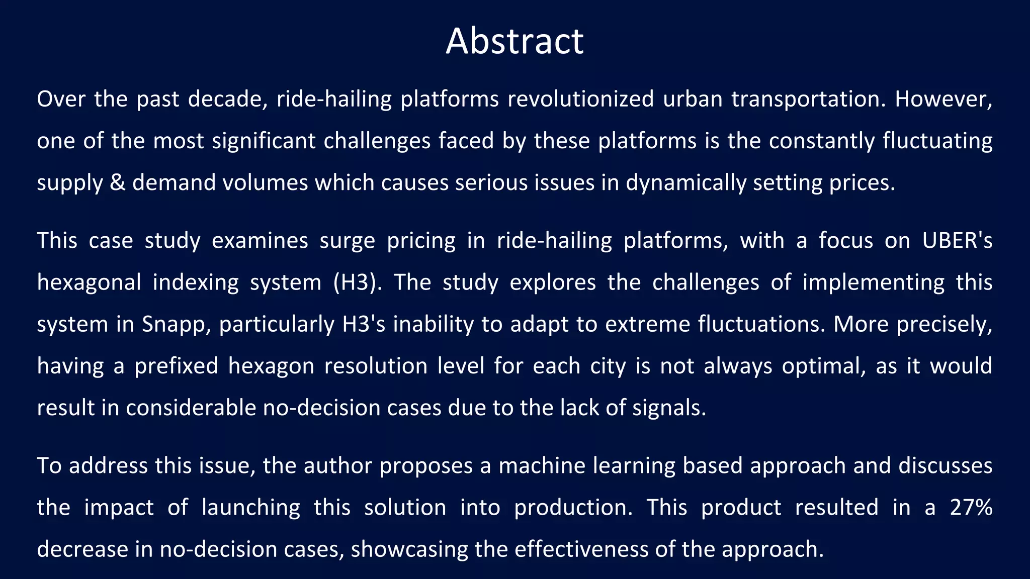 Dynamic Pricing in Ride-Hailing Platforms | PDF