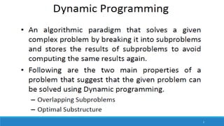 Dynamic programing 2 | PPT