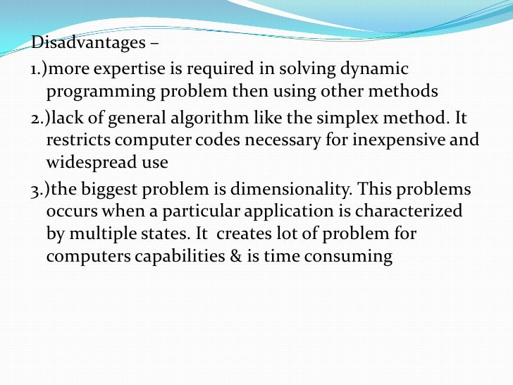 Dynamic Programming