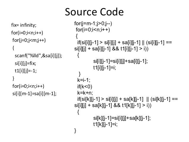Dynamic programming