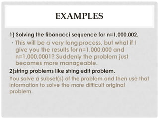 Dynamic programming Basics | PPTX