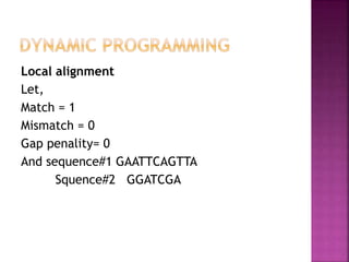 Dynamic programming | PPTX