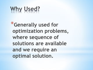 Dynamic programming Overview | PPT