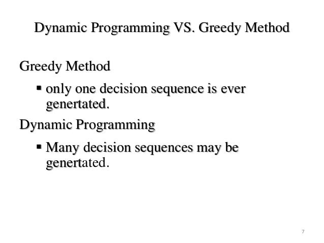 Dynamic Programming