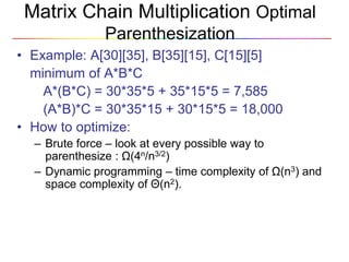 Dynamic programming | PPTX