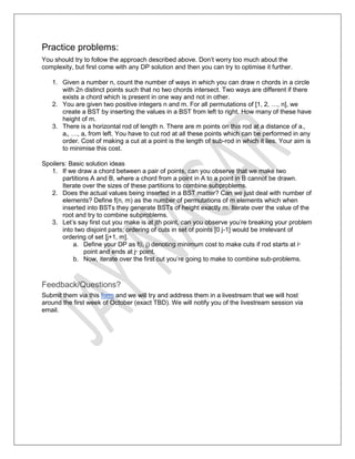 Dynamic programming | PDF