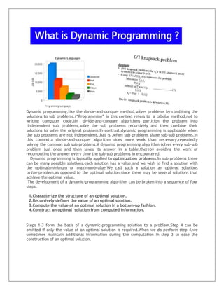 Dynamic programming | PDF