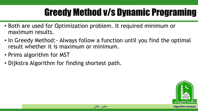 Dynamic programming | PPT