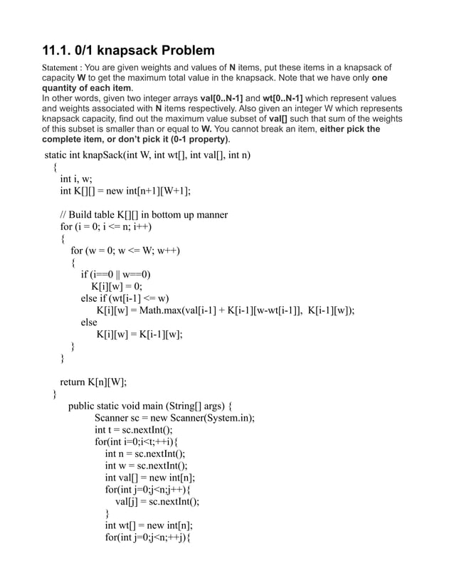 Dynamic programming | PDF
