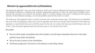 Dynamic programming in Design Analysis and Algorithms | PPTX
